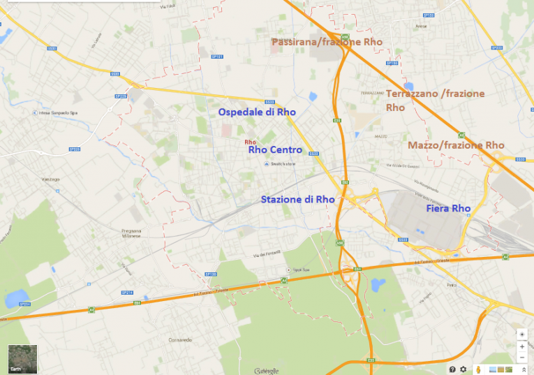 Mappa Rho | Hotel a Rho