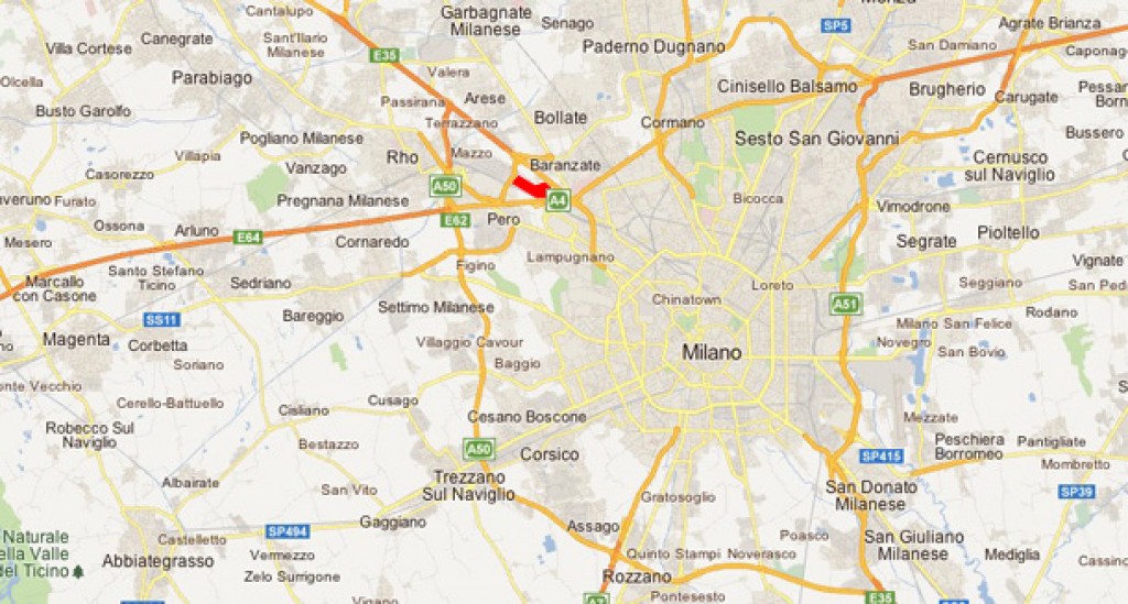 Mappa Rho | Hotel a Rho